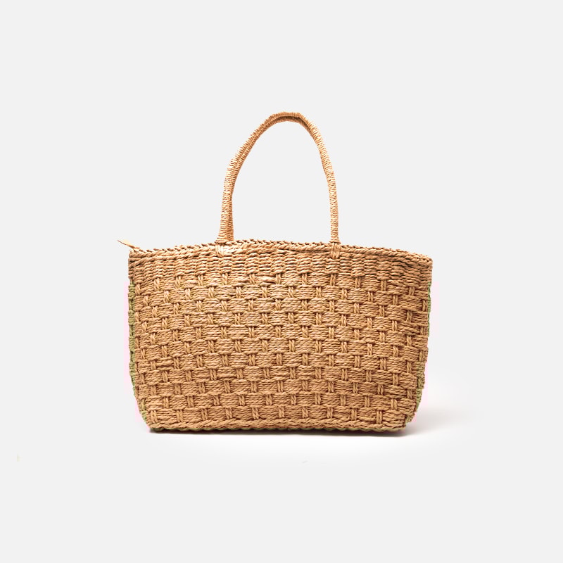 Van Bolsa Rafia Quadrada - MARREH